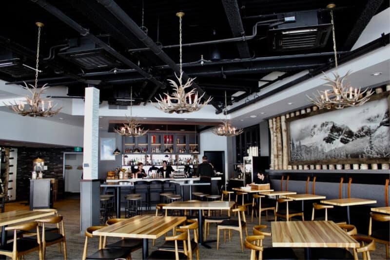 The Best Scenic Restaurant in Banff National Park - Sky Bistro Banff